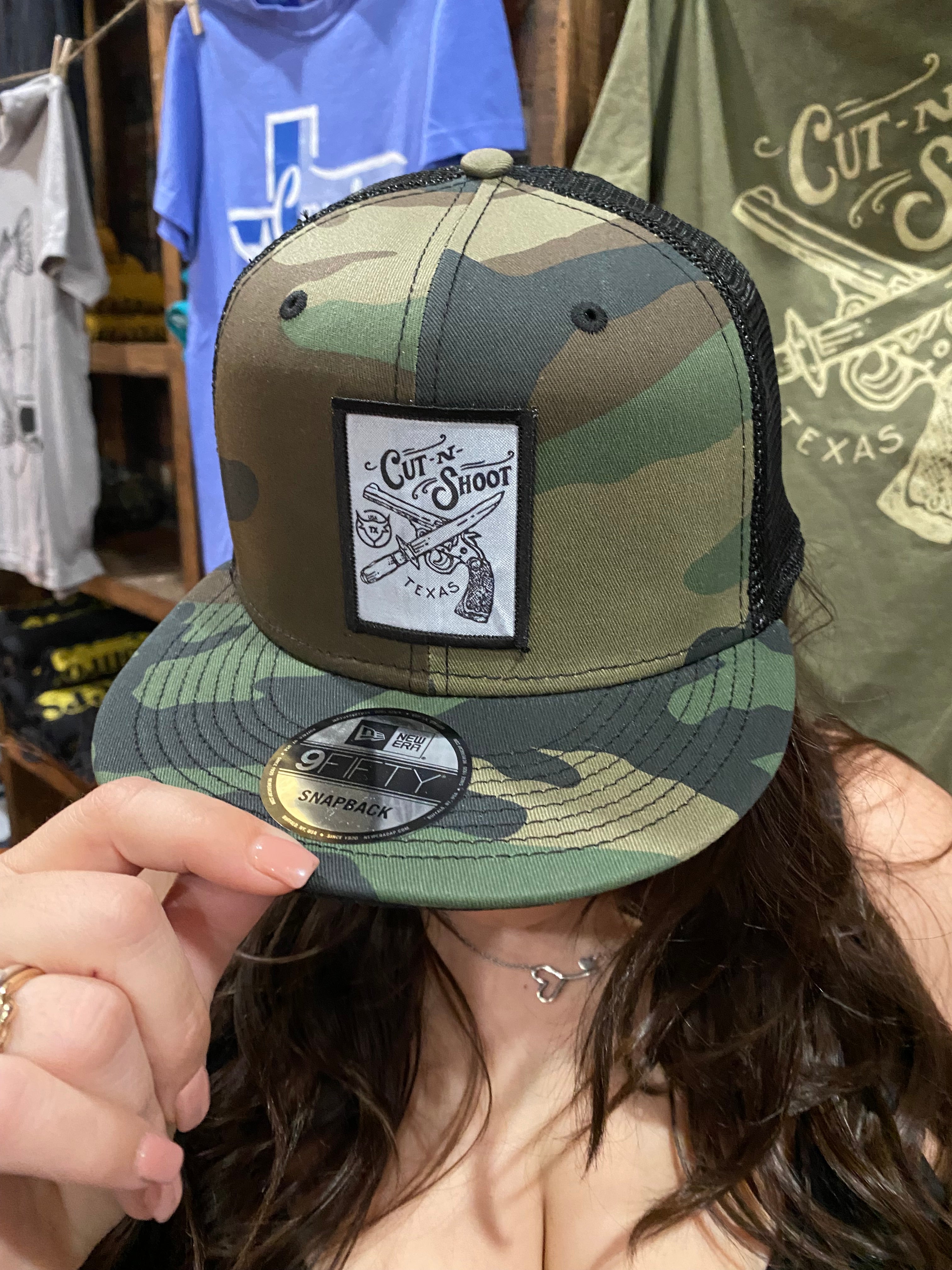 Cut N Shoot Texas 5 Panel Snapback Hat [3 Colors] – Branding Iron ...