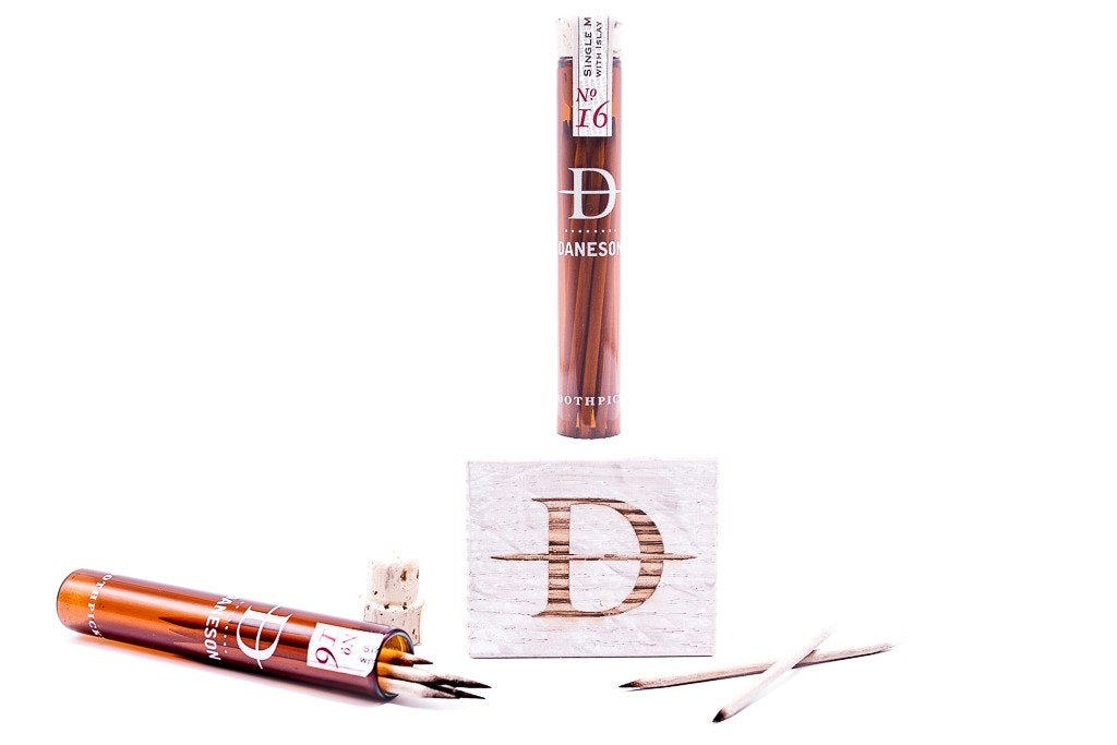 Daneson Single Malt Scotch Whiskey Soaked Toothpicks – Branding Iron ...