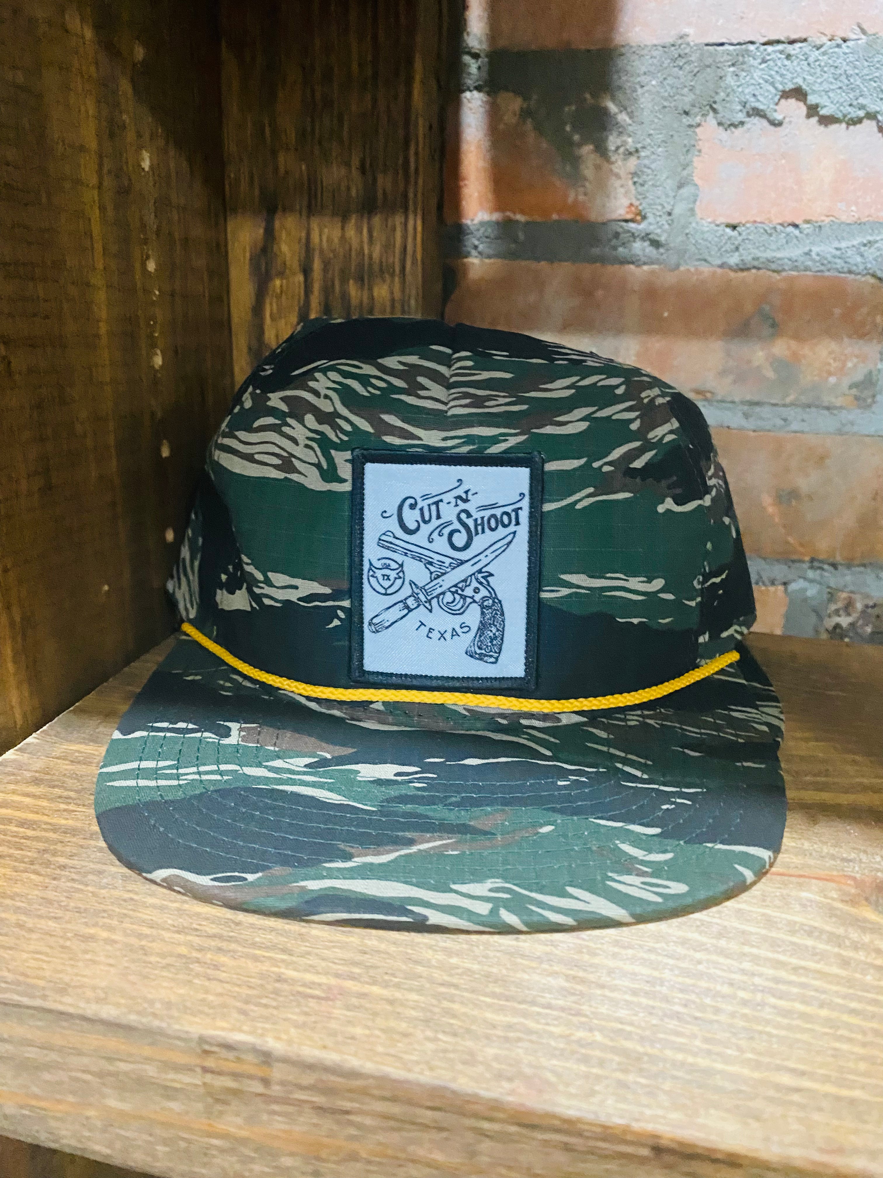 Cut N Shoot Texas Grandpa Snapback Hat [4 Colors] – Branding Iron ...